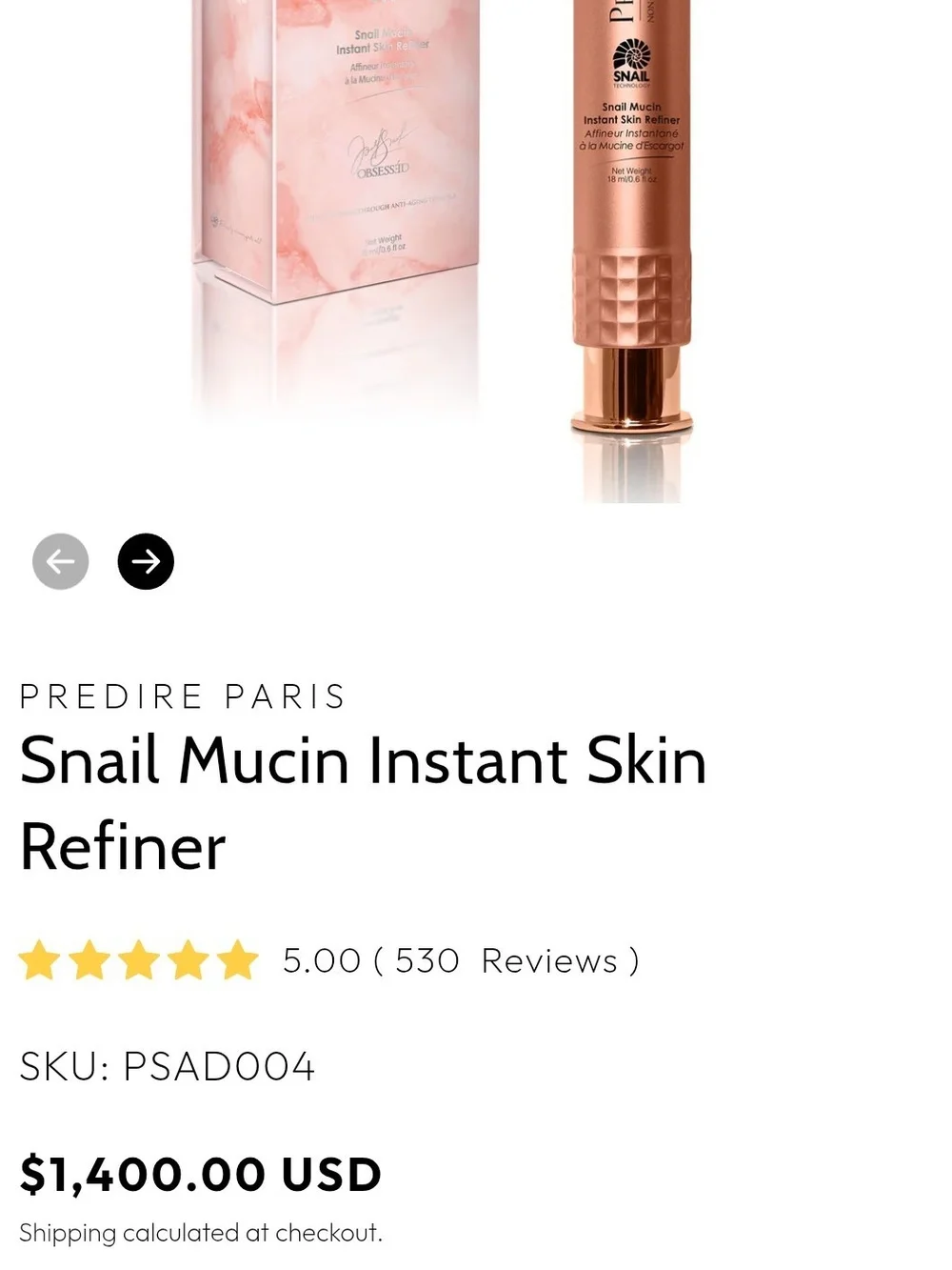 Prédiré Paris | Skincare | Msrp 40 Full Size Prdir Paris Snail Mucin ...